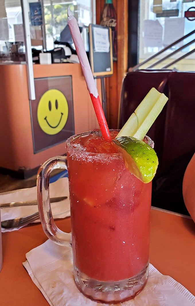 Their Bloody Mary isn't just a drink—it's breakfast in a glass, complete with a garden of garnishes and enough kick to wake the dead.