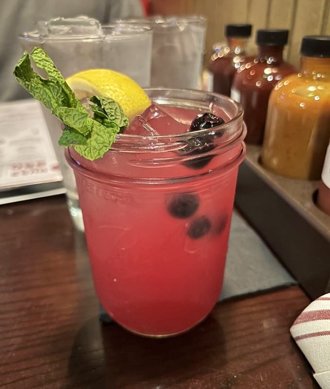 This blueberry mint lemonade isn't just refreshing—it's what would happen if summer took a vacation and sent you a really gorgeous postcard. 