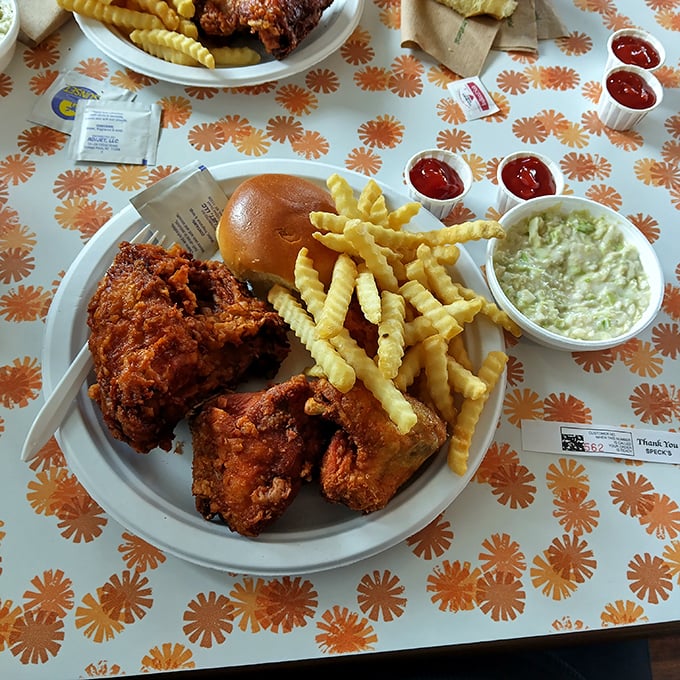 This isn't just chicken; it's an edible time machine to when meals were made with patience and served without pretension.