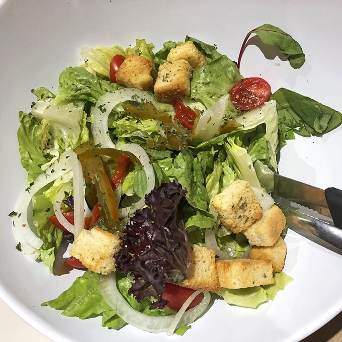 Even salads get the Big Mike's treatment – crisp, fresh, and substantial enough that ordering one doesn't feel like dietary punishment.