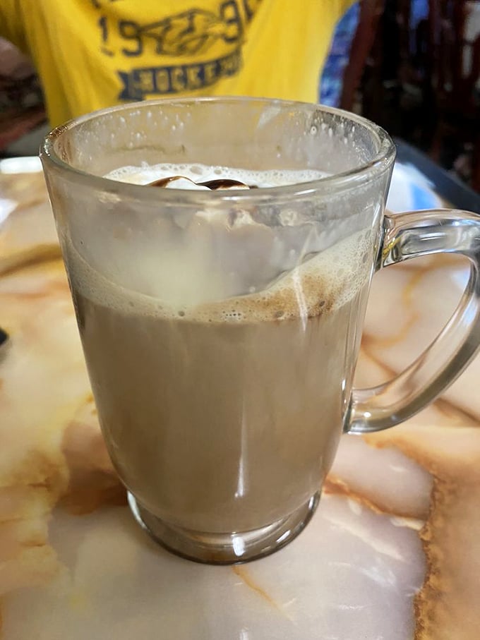 Their café mocha isn't just coffee—it's a warm hug in a mug, perfect for sipping while plotting which biscuit creation to try next.