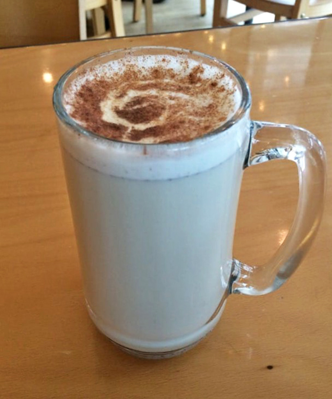 That's not just a chai – it's a frothy hug in a mug, perfect for sipping while plotting which pastry to devour next.