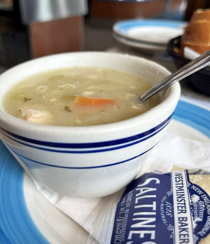 A steaming bowl of chicken barley soup that doesn't just warm your stomach—it hugs your soul on a Connecticut winter day.