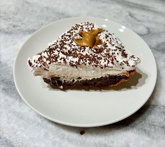 This chocolate peanut butter pie doesn't just satisfy your sweet tooth—it makes your sweet tooth call all its friends to the party.