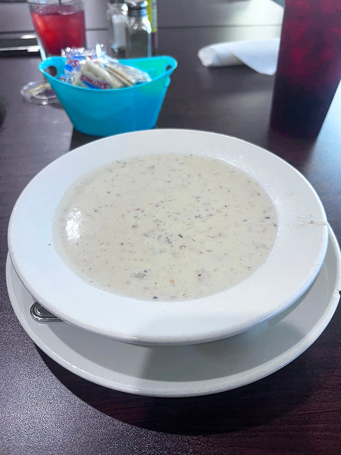 A bowl of clam chowder so comforting it could end family feuds and broker peace treaties between warring nations.