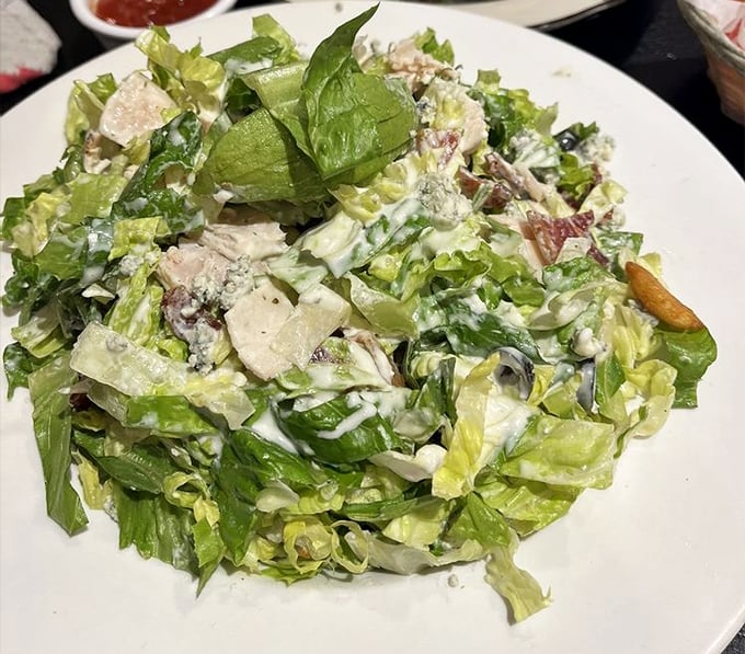 Even their salads mean business—this isn't rabbit food, it's a celebration of fresh ingredients that somehow feels indulgent.