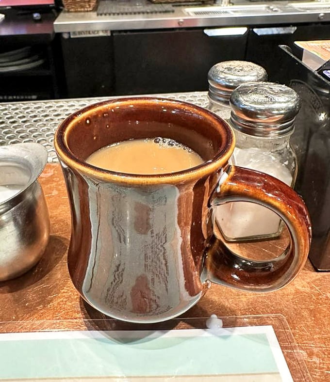 Their coffee comes in mugs substantial enough to warm both hands on a chilly Portland morning. This isn't just caffeine—it's liquid motivation.