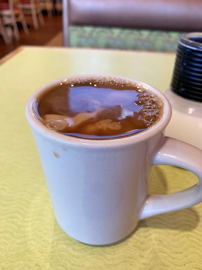 Coffee at Jack's comes without pretension – no foam art, no fancy names, just the life-giving elixir that makes morning people out of night owls.