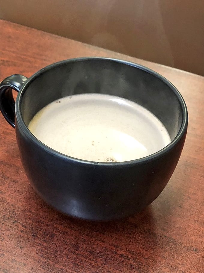 In a world of fancy coffee concoctions, there's something deeply reassuring about a simple mug of diner coffee—hot, strong, and ready for refills.