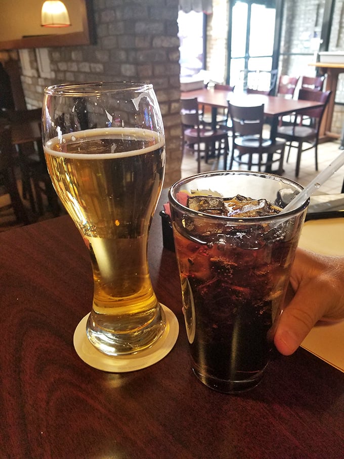 Nothing complements a hearty meal like a perfectly poured beer or soda—liquid companions that complete the steakhouse experience.