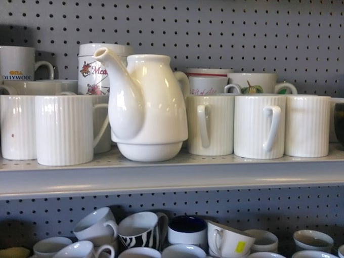 Mugs with personality! Each one tells a story—from corporate retreats and tourist destinations to someone's grandma's favorite morning companion.