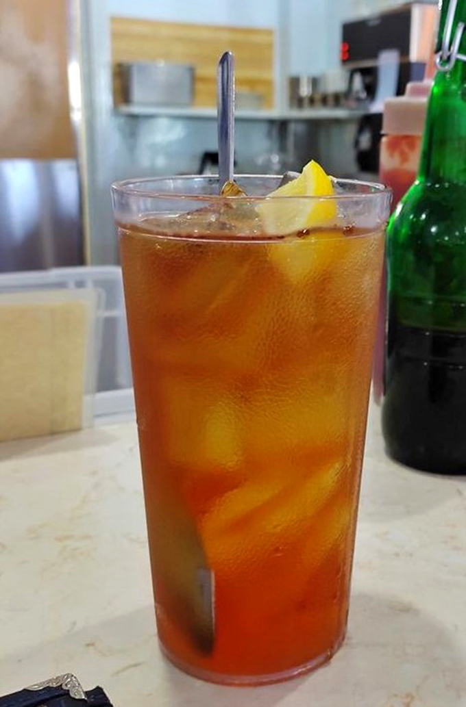 Sweet tea so perfectly brewed it could settle family feuds – the unofficial diplomatic solution to any Southern disagreement.