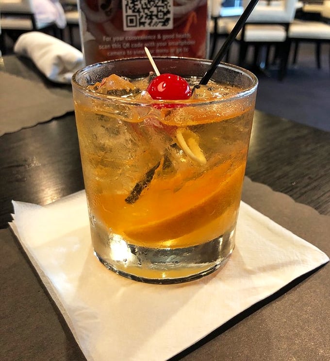 8. drinkAn old fashioned with a cherry on top—because sometimes adulting deserves a reward with a side of nostalgia.