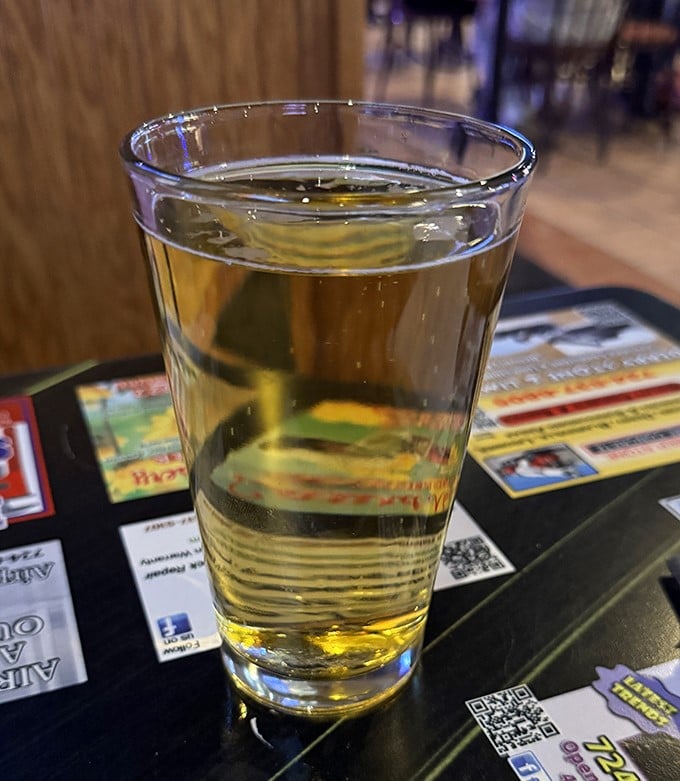 Cold beer in a classic glass – sometimes the simplest pleasures are the perfect companions to Pennsylvania's finest wings.