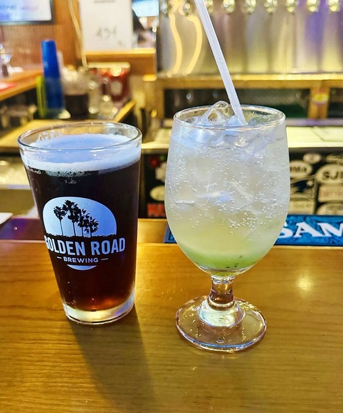 Cold beer and warm conversations flow as freely as the tartar sauce around here.