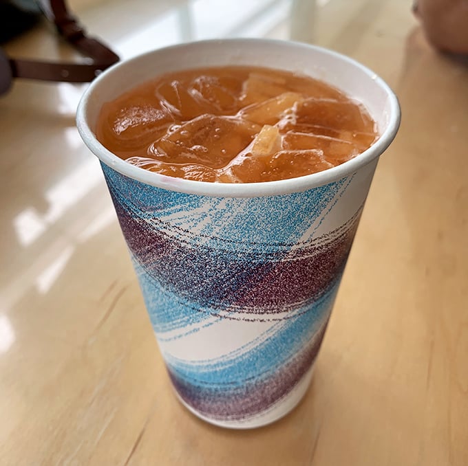 That Jamaica drink isn't just refreshing—it's essential equipment for navigating the spicier offerings on the menu. Tactical hydration at its finest!