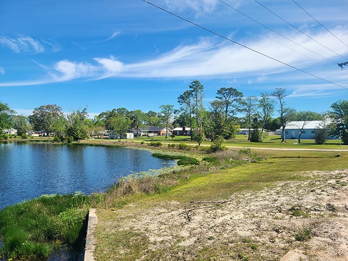 Peaceful ponds and open spaces show Port St. Joe's commitment to quality of life over quantity.
