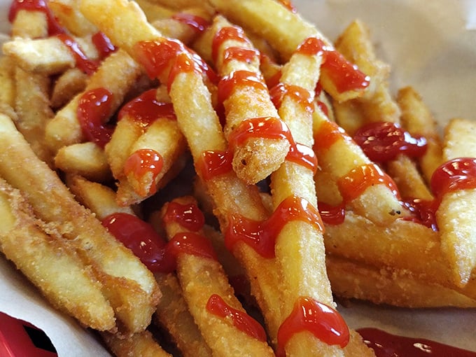 French fries with ketchup—simple, timeless, and utterly satisfying. Like a first kiss or winning five dollars on a scratch ticket, some pleasures never grow old.