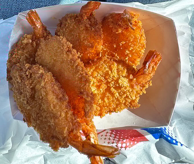 Butterfly shrimp that took a magical dip in the same fryer that makes the legendary chicken. The seafood might be from the ocean, but the flavor is pure heaven.