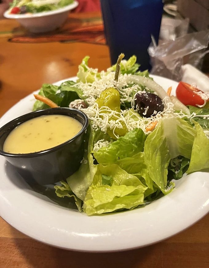 Even the salads here aren't afterthoughts – fresh, vibrant, and substantial enough to satisfy the rare seafood skeptic in your group.