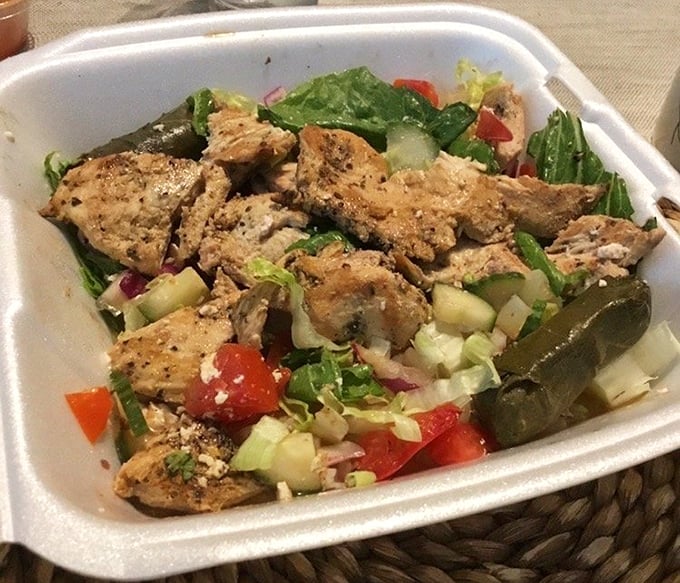 Even healthy options get the royal treatment here. This Greek salad with chicken proves diner food isn't all about indulgence—though we won't tell if you order pie after.