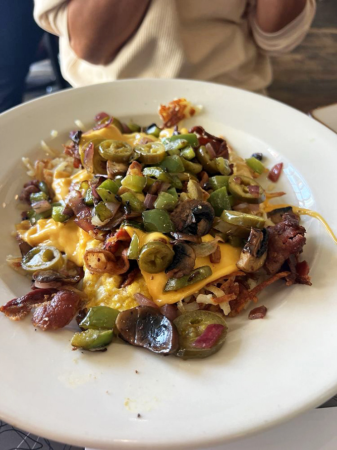 When vegetables, cheese and breakfast meats unite under melted cheddar, even the most dedicated health enthusiast will temporarily abandon their principles.