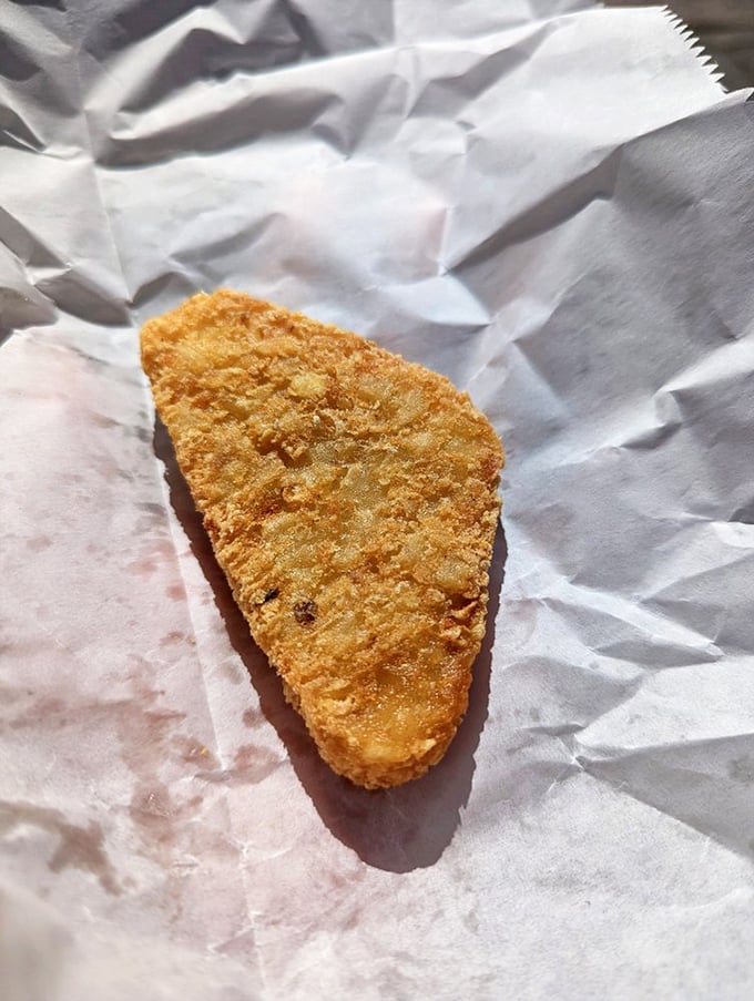 Golden-brown hash browns with the perfect crisp-to-tender ratio – a side dish elevated to art form status by people who understand breakfast fundamentals.