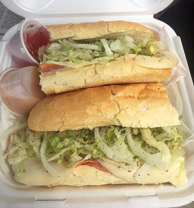 This isn't just a sandwich—it's architecture with flavor. The Italian sub that makes lunch breaks feel like mini-vacations to the old country.