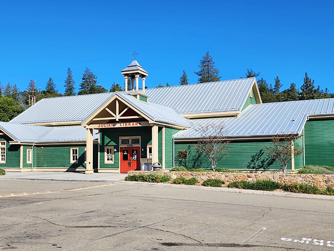 The Julian Library looks like it belongs in a storybook – fitting for a place that houses thousands of them.