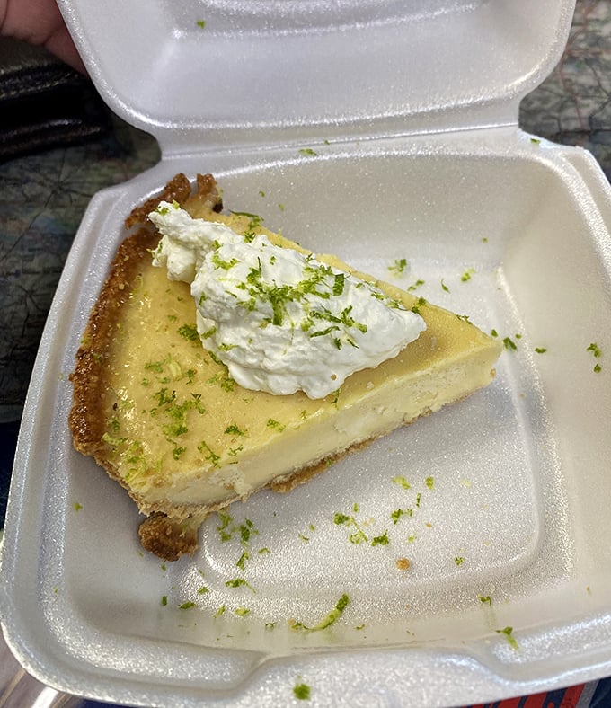 Key lime pie that strikes the perfect balance between tart and sweet—like Florida itself, but with better crust.