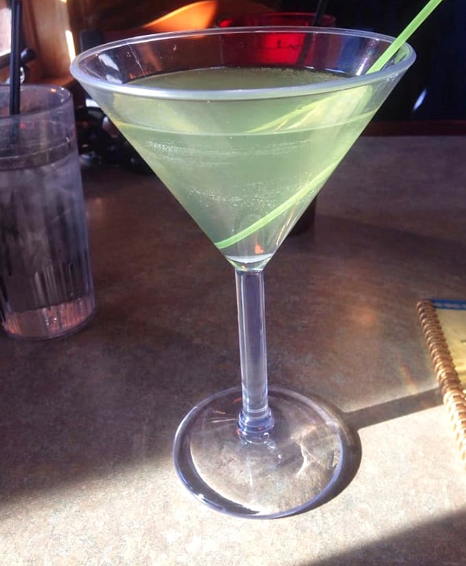 That's not just a martini—it's liquid sunshine in a glass, perfect for toasting to decisions well made.
