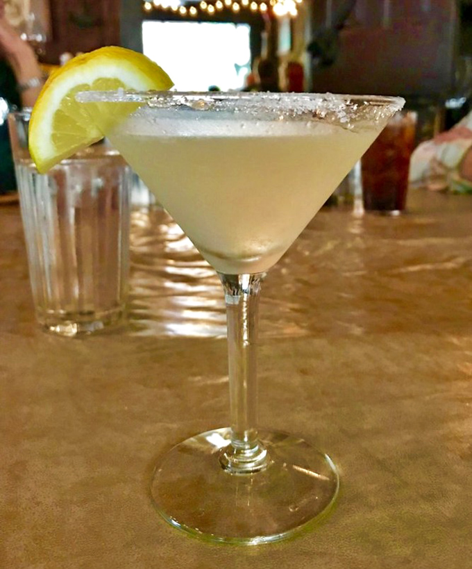 Mountain medicine: This lemon drop martini isn't just refreshing—it's the perfect reward after navigating those hairpin turns on San Marcos Pass.