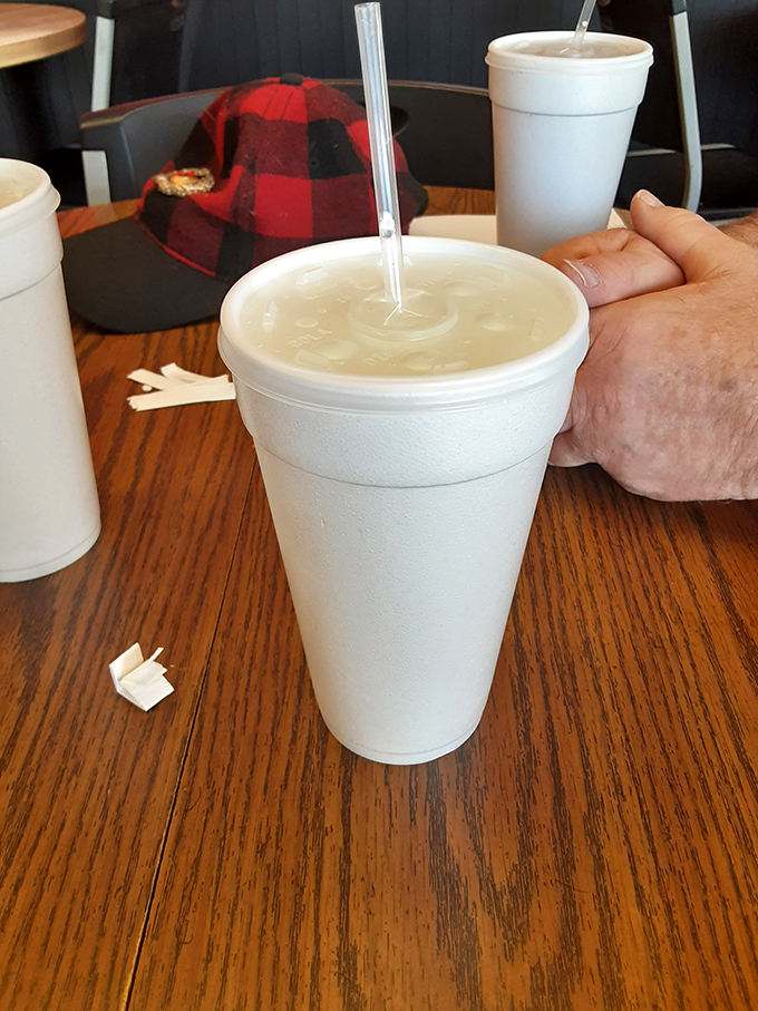 In a world of complicated craft beverages, there's something profoundly satisfying about a simple milkshake in a no-nonsense cup.