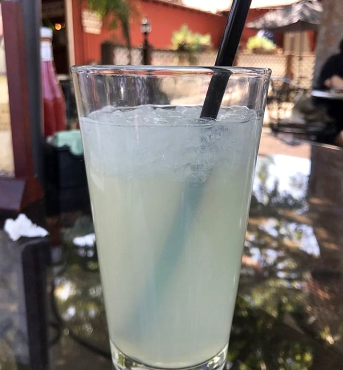 That lemonade isn't just a drink, it's strategic planning – the perfect sweet-tart counterbalance to hours of indulging in smoky, saucy barbecue goodness.