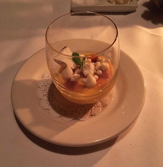 This dessert doesn't just end the meal—it provides closure with sweet satisfaction. Mango and cream playing together like old friends reunited.