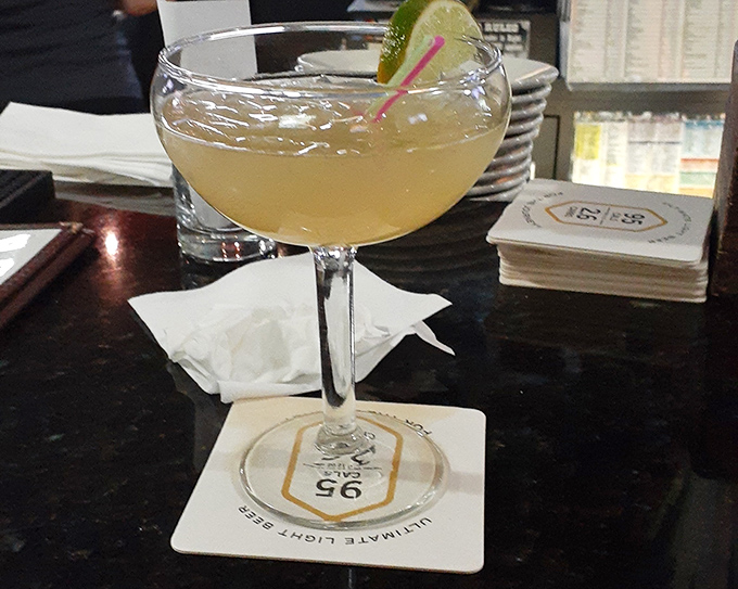 This isn't just a margarita – it's liquid sunshine in a glass, perfectly balanced between sweet, sour, and that gentle tequila warmth.