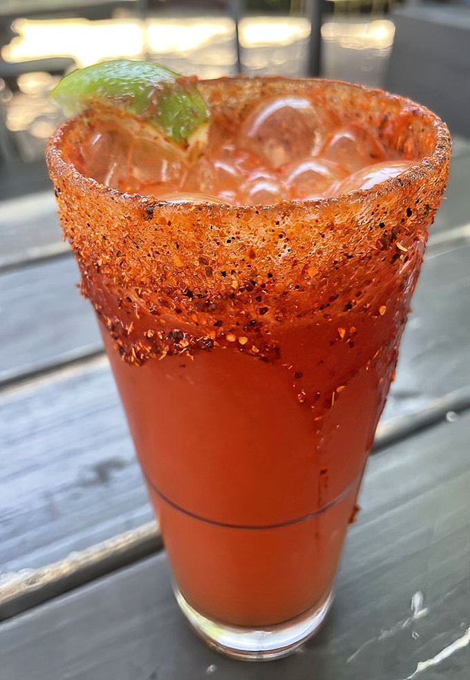 That's not just a Michelada—it's summer in a glass with a spicy attitude. The perfect companion for a meat marathon.