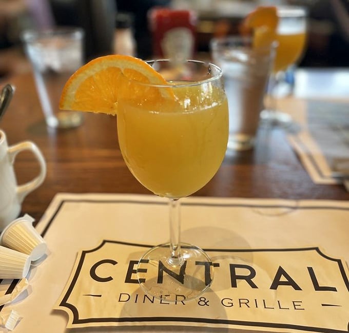 Sunshine in a glass with a citrus sidekick. This mimosa promises to make your morning news scroll 50% more tolerable.