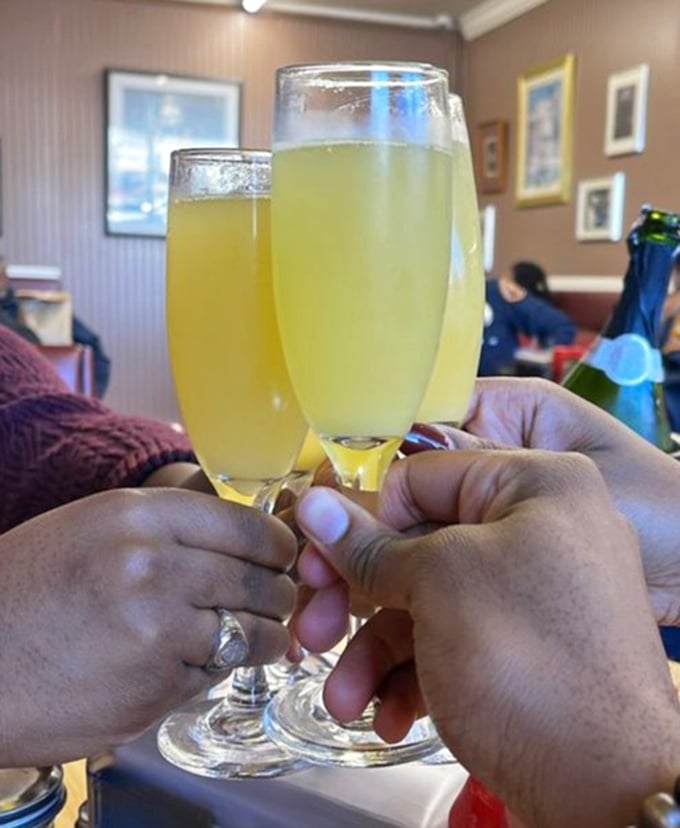 Mimosas in the morning – because sometimes breakfast deserves a celebration. Sunshine in a glass to complement sunshine on a plate.