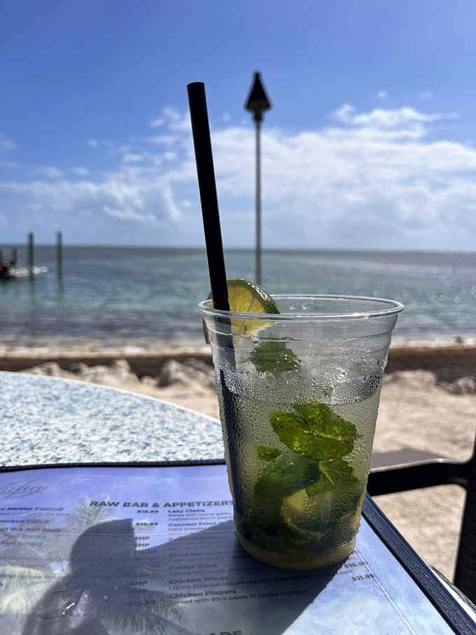 The official drink of "I'm not checking my email for a week." This mojito, with the Keys as backdrop, transforms day-drinking into a spiritual experience.