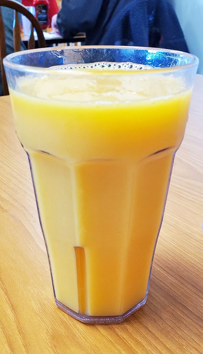 That glass of orange juice isn't just a beverage – it's liquid sunshine that makes you forget about your morning coffee dependency, if only temporarily.