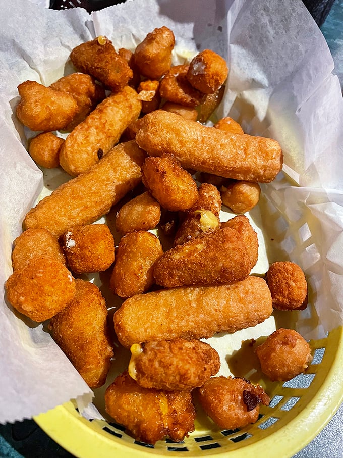 Comfort food that doesn't need a therapist's couch—these golden-fried nuggets of joy speak the universal language of "just one more."
