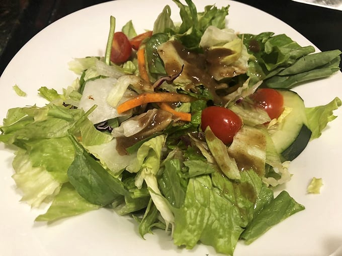 A salad that actually deserves the name—fresh, vibrant, and substantial enough to satisfy without the usual "where's my real food?" follow-up.