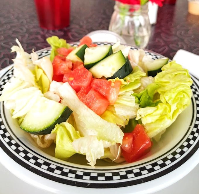 Even the salads at Carl's understand their role—fresh, colorful supporting characters in a diner where comfort food plays the lead.