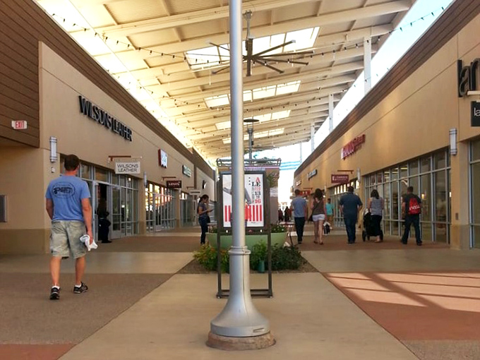 Wide, inviting walkways designed for maximum shopping efficiency – like a retail superhighway connecting you to your next great find.