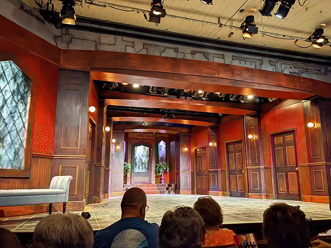 The Fallon House Theatre's rich wooden interior has hosted everything from melodramas to Shakespeare – cultural gold in the heart of mining country.