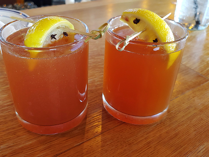 A strawberry gin lemonade that looks like summer vacation in a glass – refreshing enough to cool any barbecue fire.