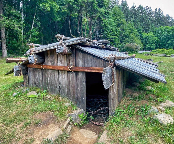 Traditional Yurok architecture showing us that sustainable living isn't trendy – it's timeless wisdom.
