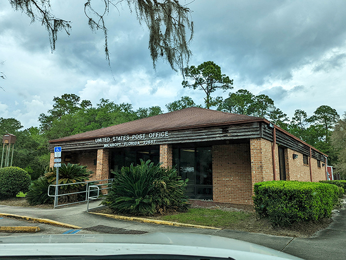 Even the post office in Micanopy has personality—a humble building where locals still gather to exchange news along with their mail.