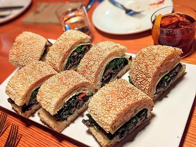 These sesame-seeded hoagies packed with greens and goodness prove Beddia's talents extend beyond the pizza universe.